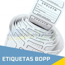 Etiquetas em Bopp - O que é Filme Bopp Adesivo?