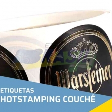Etiquetas em Hot Stamping / Hot Stamping Adesivo