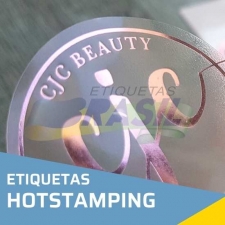 Etiquetas em Hot Stamping / Hot Stamping Adesivo