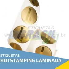Etiquetas em Hot Stamping / Hot Stamping Adesivo