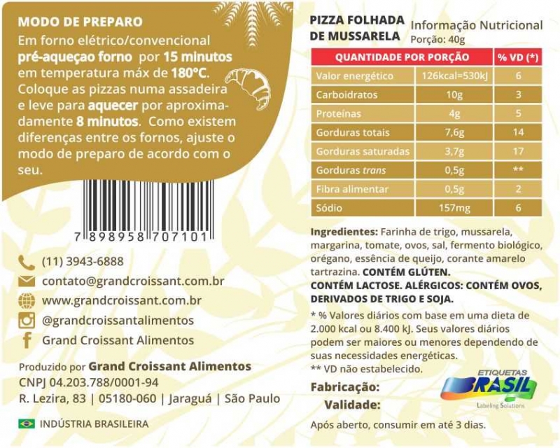 Rótulos de Alimentos - Rotulagem Alimentar Rótulos de Alimentos - Rotulagem Alimentar