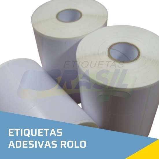Rolos de Etiquetas Auto Adesivas