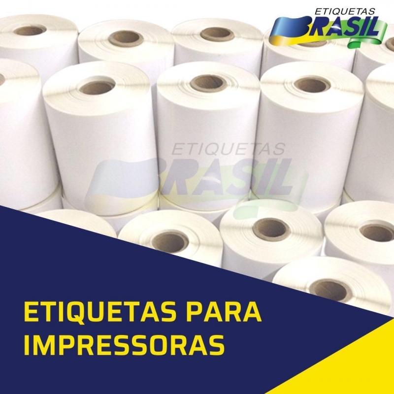 Rolos de Etiquetas Auto Adesivas