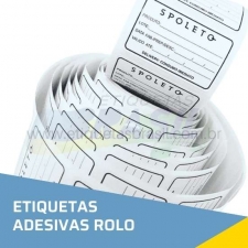 Rolos de Etiquetas Auto Adesivas