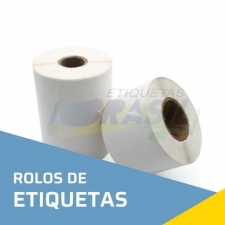 Rolos de Etiquetas Auto Adesivas