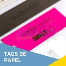 Tags de Papel- Couche, Kraft e Reciclável